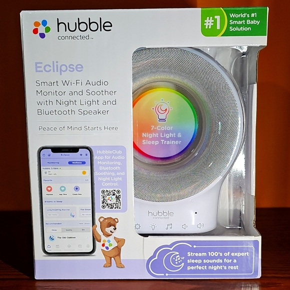 hubble | Other | Hubble Connected Hubble Eclipse White Smart Wifi Audio ...